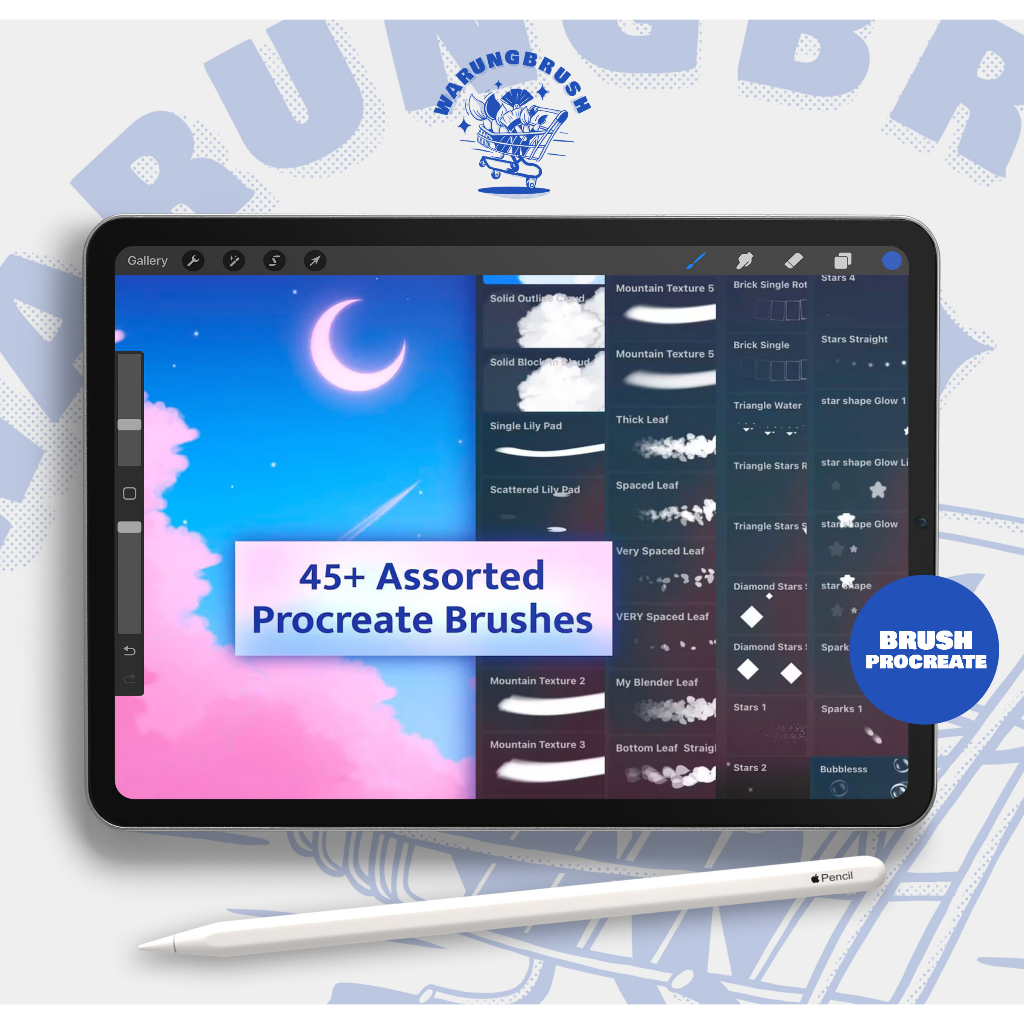 Jual Landscape Brushes for Procreate BP00367 | Shopee Indonesia