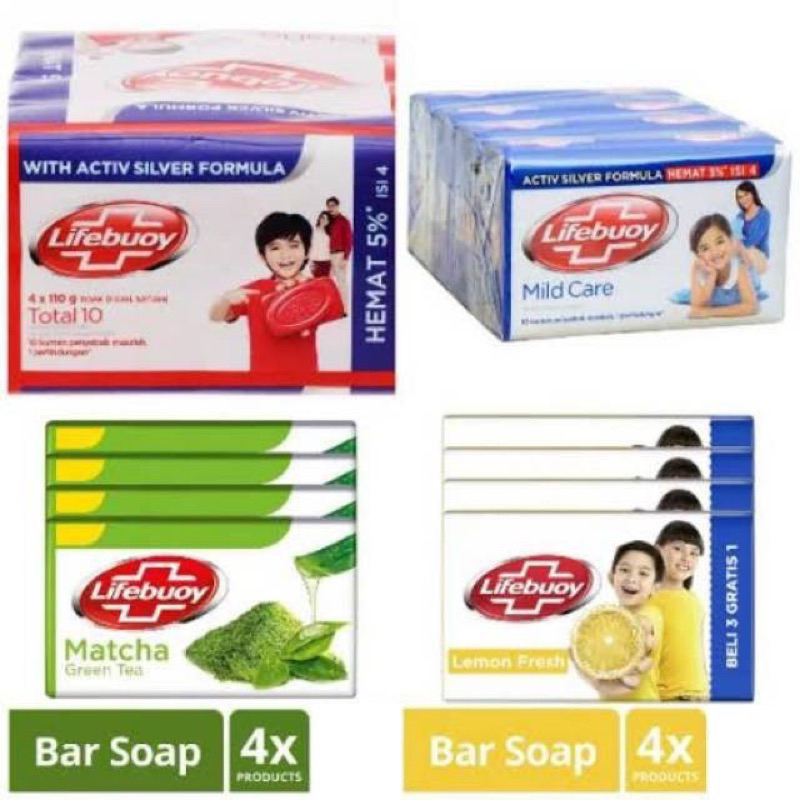 Jual Lifebuoy JUMBO Pack isi 4 x 100 gram | Shopee Indonesia