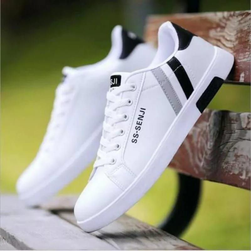 Jual 10.10 BRANDS FESTIVAL!!! PROMO Sepatu Sneakers Fashion Senji flat Sepatu jalan Pria Import ...