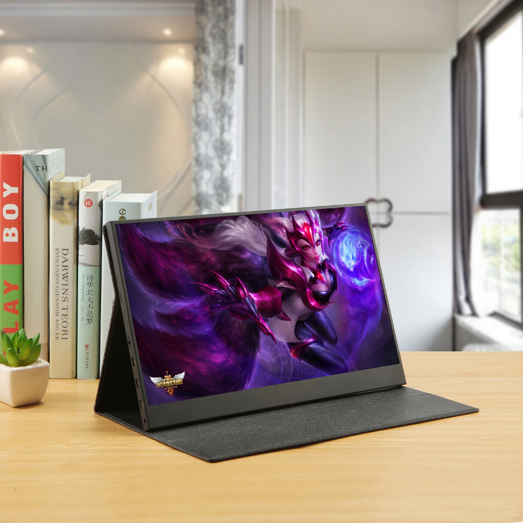 Jual Portable Monitor 17.3 Inch FHD 1080P IPS 60Hz Type C Mini HDMI ...