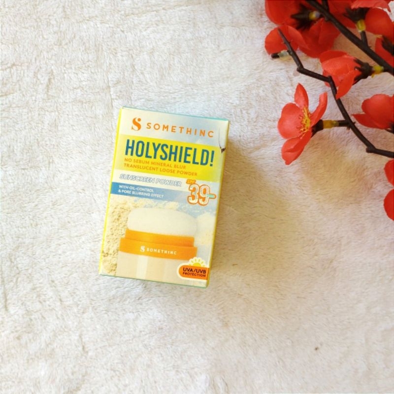Jual Somethinc Holyshield No Sebum Mineral Translucent Loose Powder Sunscreen Powder 11gr ...