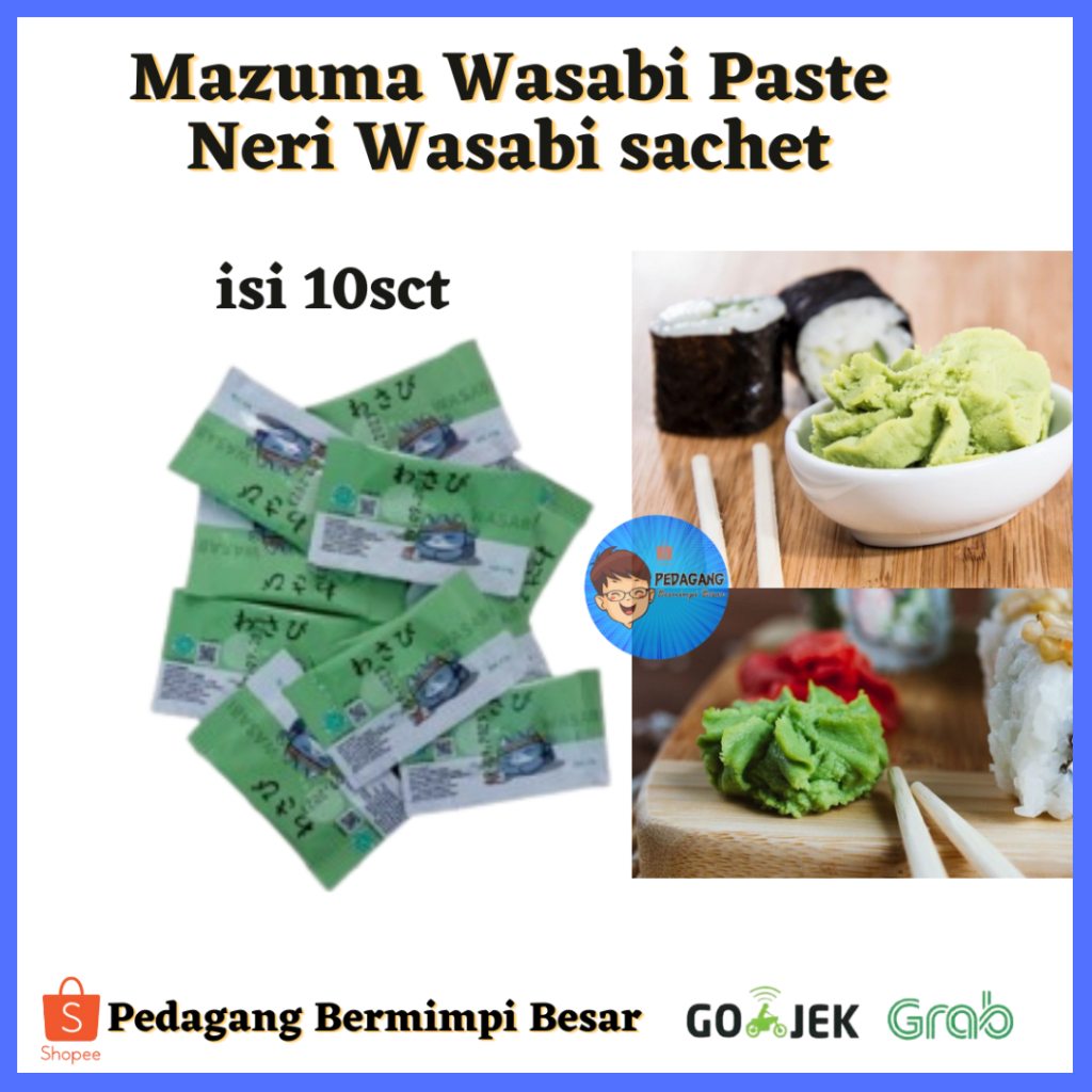 Jual [PBB] Mazuma Wasabi Paste Neri Wasabi 10 Sachet / Wasabi Jepang ...