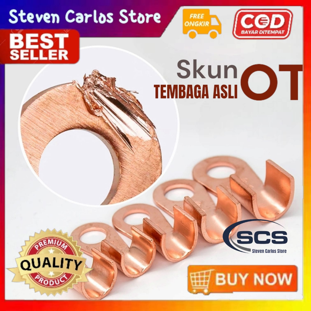 Jual Skun Kabel OT 300A Tembaga Murni | Shopee Indonesia