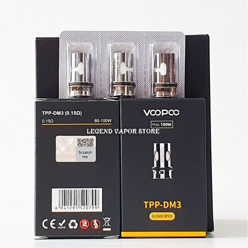 Jual COIL VOOPOO TPP DM1 0.15 OHM TPP DM4 0.3 OHM AUTHENTIC By VOOPOO (HARGA SATUAN) | Shopee ...