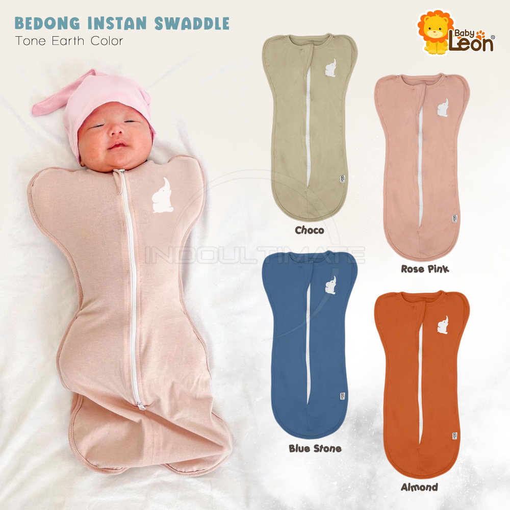 Jual BABY LEON Bedong Bayi Instan Bedong Bayi Newborn Selimut Bayi ...