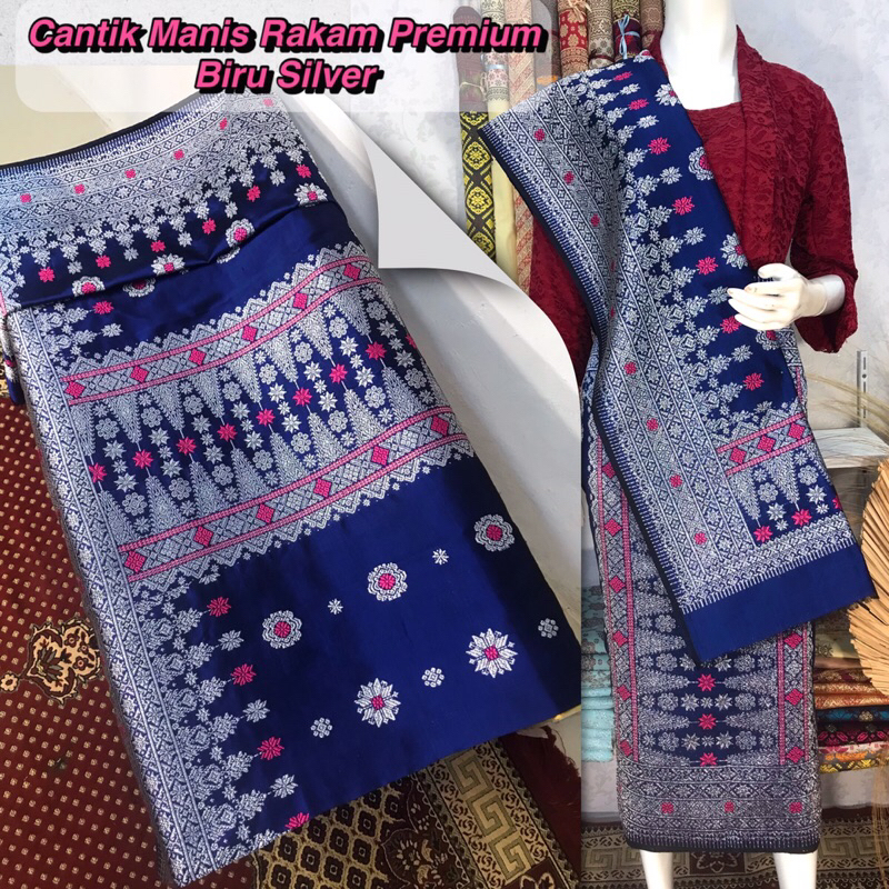 Jual Songket Cantik Manis Rakam Premium-Asli Tenun Tangan Palembang | Shopee Indonesia
