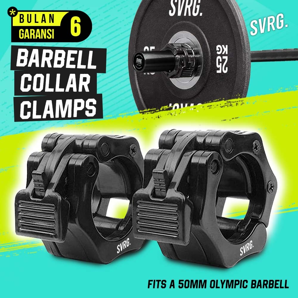 Jual Svarga Barbell Collars Clamps - Pengunci Barbel - Dumbbell Lock ...
