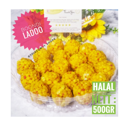 Jual Manisan India BOONDI Ladoo 500gr / South Indian Ladoo / Makanan ...