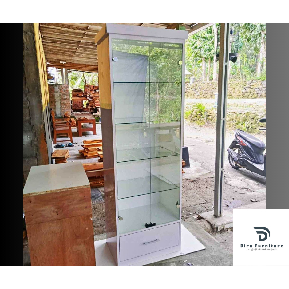 Jual Rak Display / Lemari Kaca / Lemari Pajangan / Tempat Tas / Tempat ...