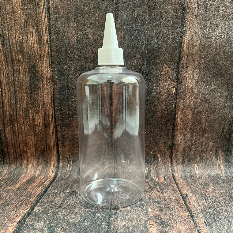 Jual botol Clear 500ml Tutup Kerucut / 500 ml Clear Botol Tinta ( Bisa ...