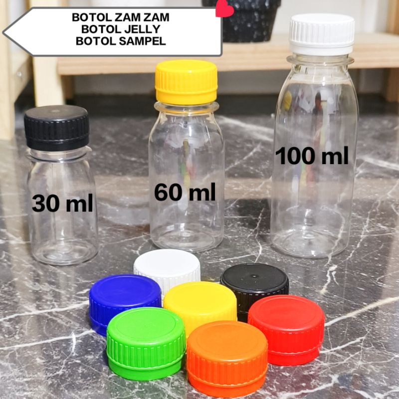 Jual BOTOL ZAM 30 ML/60 ML/100 ML/125 ML /BOTOL TESTER | Shopee Indonesia