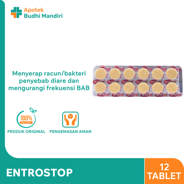 Jual Entrostop Tablet Dewasa (1 Strip) - Membantu Mengatasi Diare ...