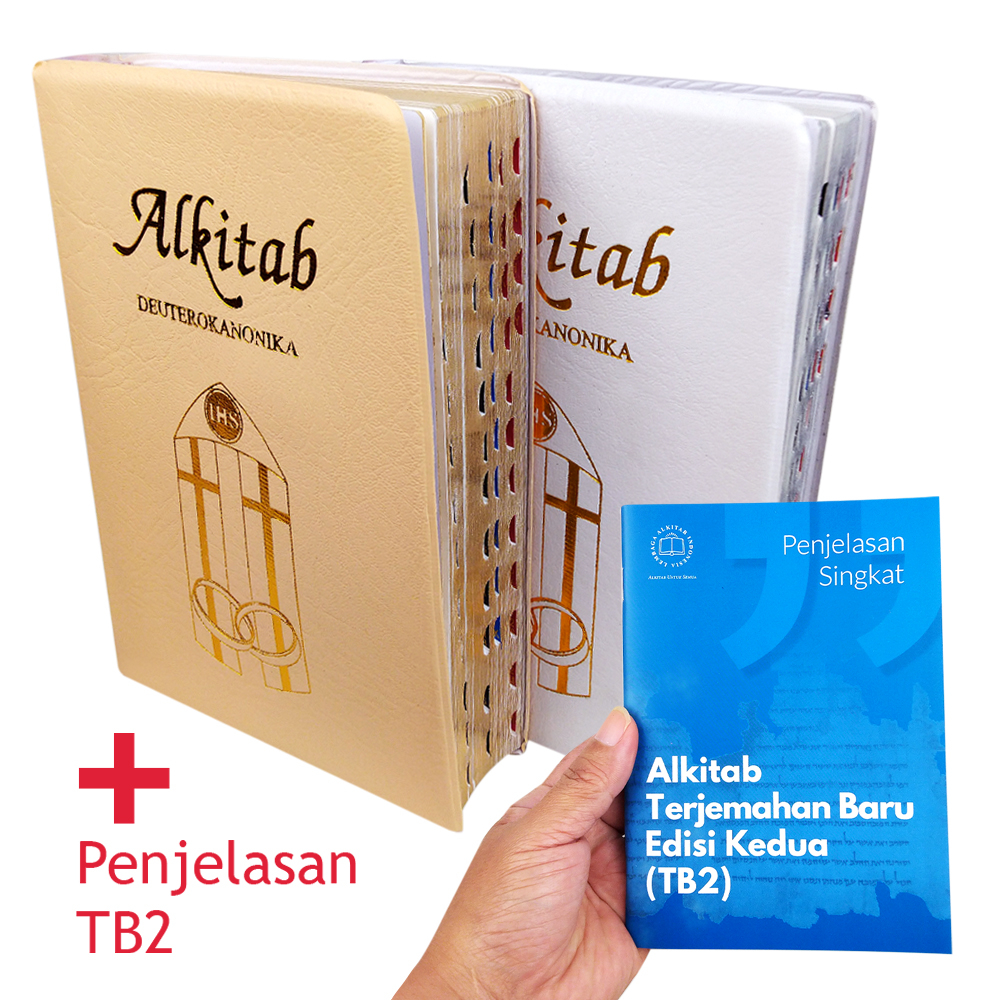 Jual Buku Alkitab Deuterokanonika Edisi Wedding Cover Gold Cream Krem ...