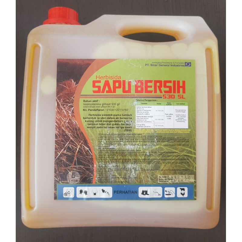 Jual SAPU BERSIH 530 SL Kemasan 5 Liter Herbisida/Racun Rumput Sistemik ...