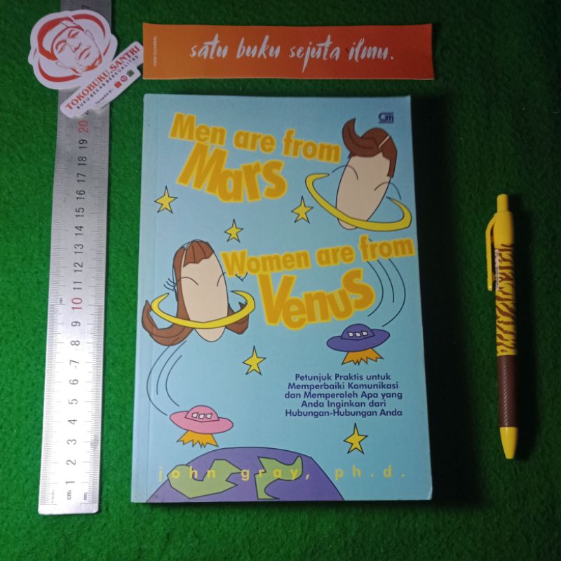 Jual Buku Motivasi : Men are Mars, Women are from Venus terjemahan by John Gray PhD. | Shopee ...