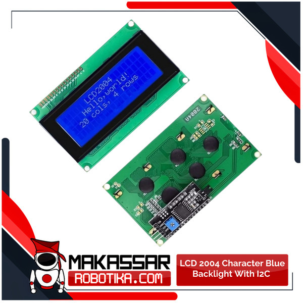 Jual LCD2004 Character Blue Backlight With I2C | Shopee Indonesia