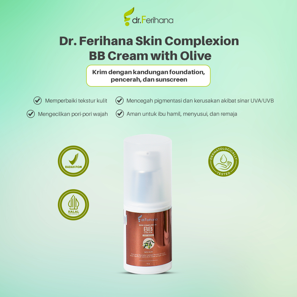 Jual Dr. Ferihana BB Day Cream Complexion 10gr Mencerahkan Wajah Melindungi Kulit Sinar UV ...