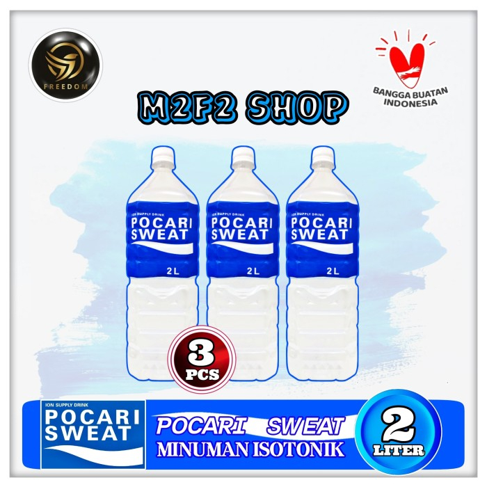 Jual Pocari Sweat Original Botol Plastik Pet - 2000 ml | 2 Liter ...