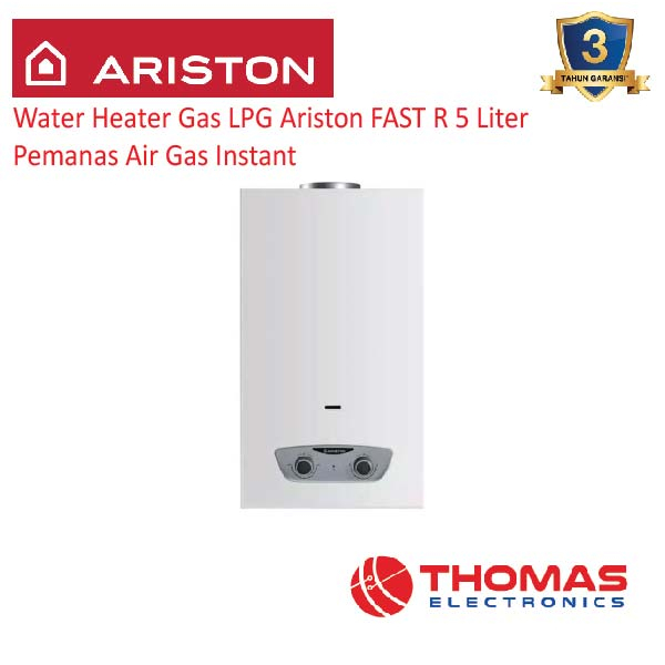 Jual Water Heater Gas LPG Ariston FAST R 5 Liter /Pemanas Air Gas ...