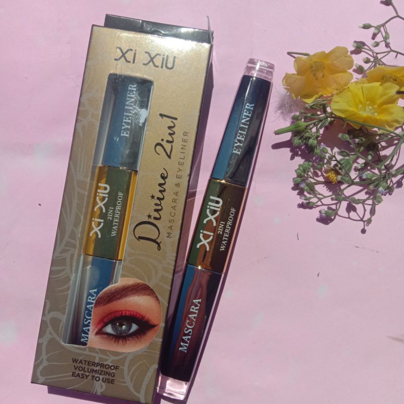 Jual BUNGA-Devine Xixiu 2in1 Mascara Eyeliner Xixiu Satu set | Shopee ...