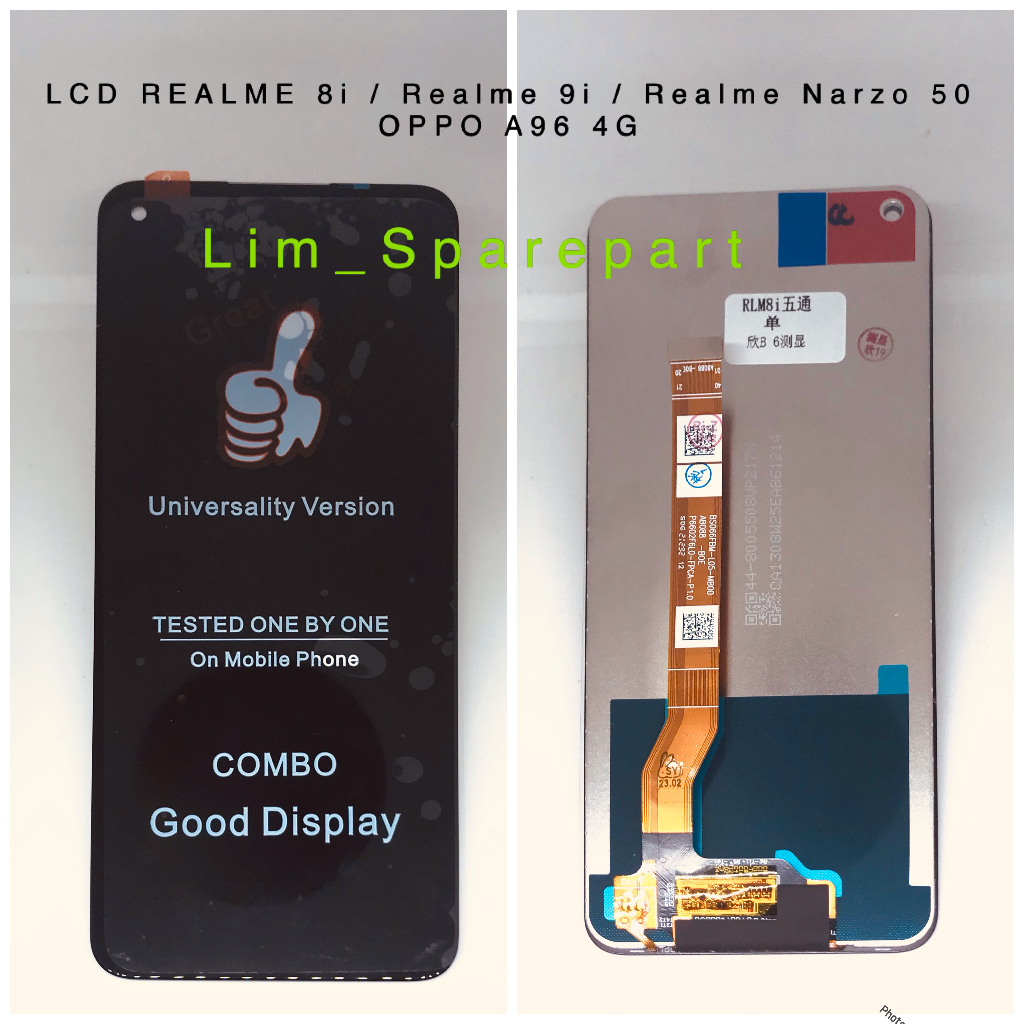 Jual LCD Realme 8i / LCD Realme 9i / LCD Realme Narzo 50 / LCD OPPO A96 ...