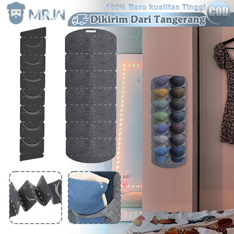 Jual Hat Storage Tas Dinding Klip Organizer Topi Rak Tempat Topi ...