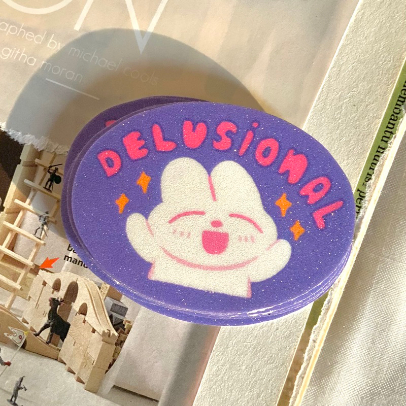Jual delusional sticker by posiufo | Shopee Indonesia