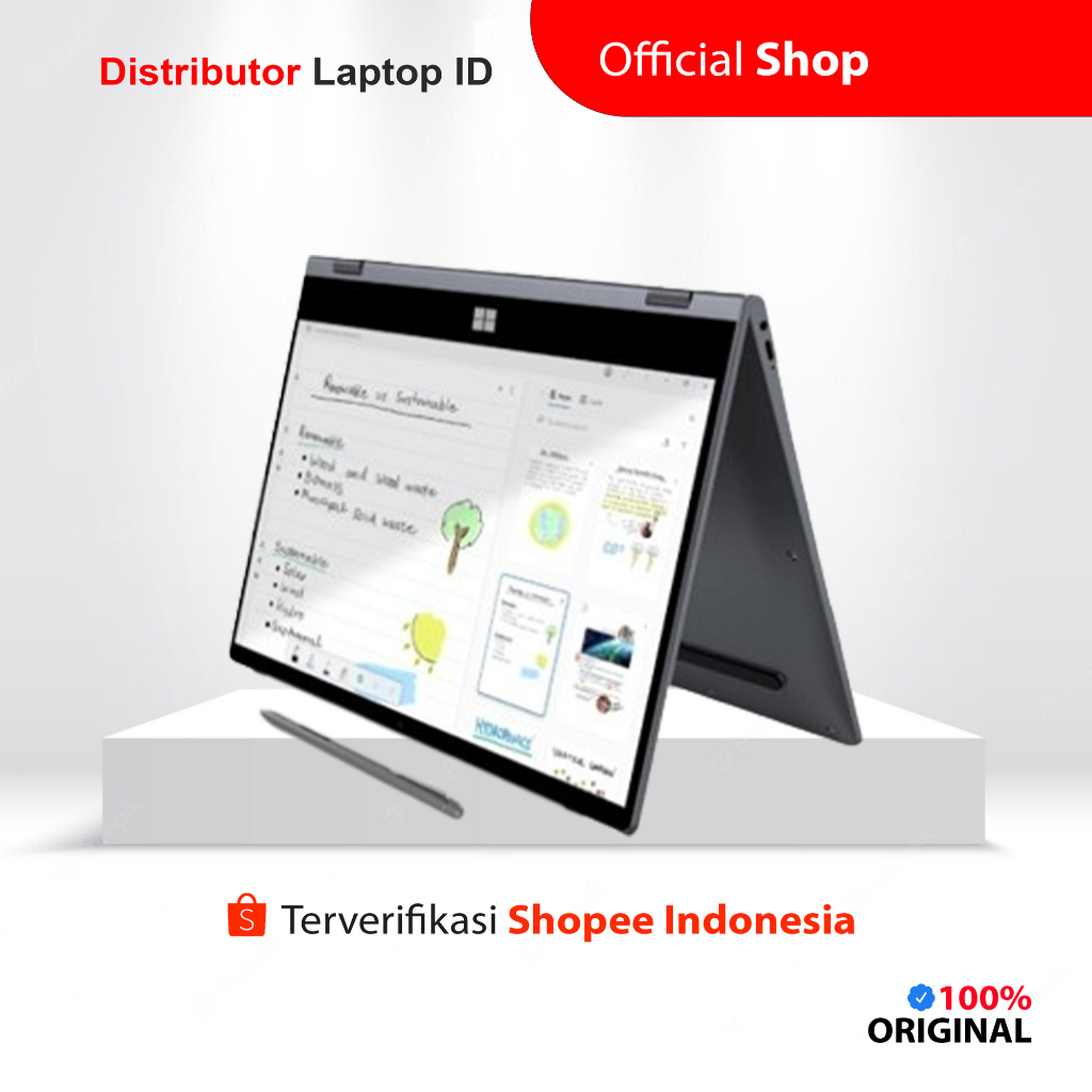 Jual ADVAN 360 Stylus Laptop 2in1 / Core i5-1035G7 / RAM 8GB 256GB ...