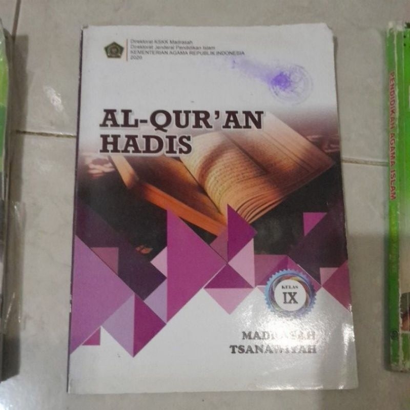 Jual buku al-Qur'an hadis untuk madrasah tsanawiyah kelas 9 bse kemenag | Shopee Indonesia