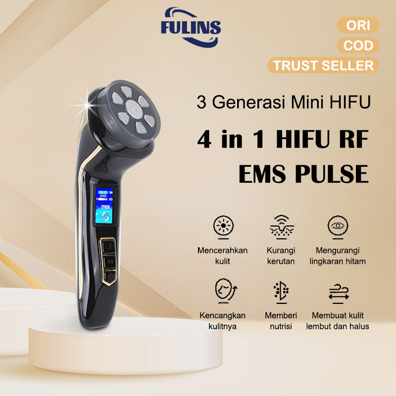 Jual ⚡Newest&Garansi⚡Mini HIFU 4/3/2/1 Generasi Mini HIFU RF EMS PULSE 4 in 1 Alat Kecantikan ...