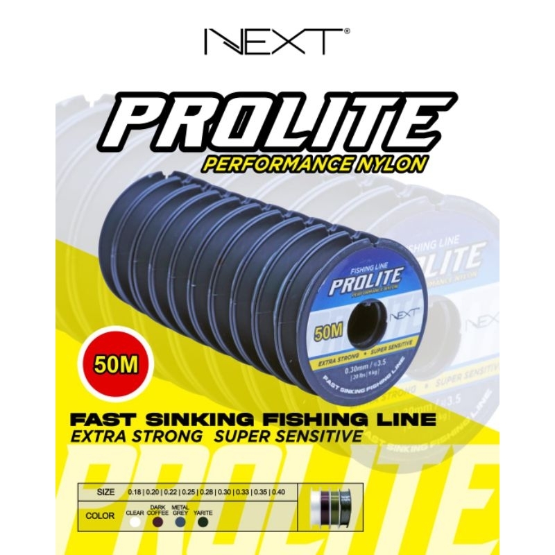 Jual SENAR NEXT PROLITE 50MTR /( 1 KOTAK ISI 10 ROLL ) | Shopee Indonesia