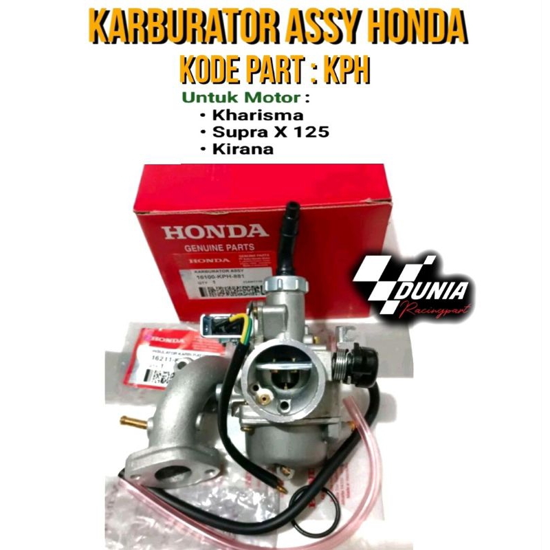 Jual Karburator Keihin kharisma Supra X 125 Kirana + Manipol Intek ...