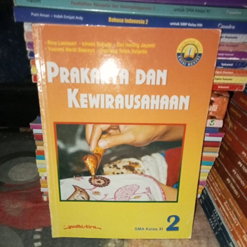 Jual BUKU ORI PRAKARYA DAN KEWIRAUSAHAAN KELAS 2 SMA PENERBIT YUDHISTIRA | Shopee Indonesia
