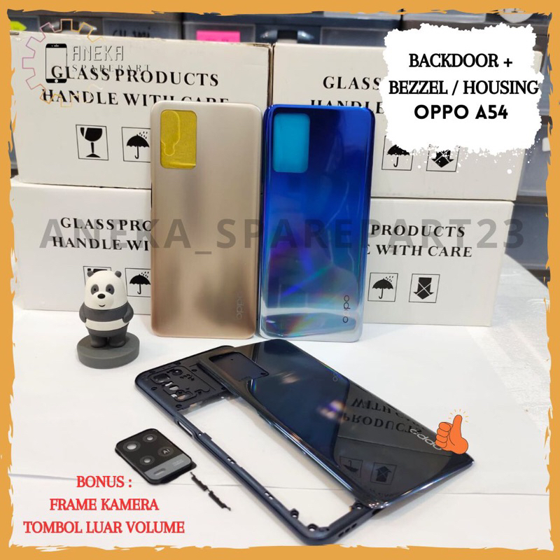 Jual HOUSING BACK CASING FULLSET BACKDOOR + BEZZEL / HOUSING Oppo A54 ...