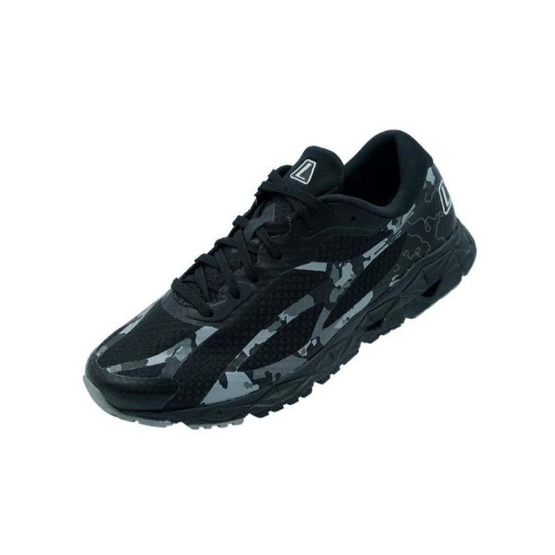Jual Sepatu League Hitam Full Black Race Camo U Running Shoes Cowo Cewe ...