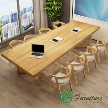 Jual Meja Rapat Kantor Minimalis Bahan HPL 8 Kursi | Shopee Indonesia