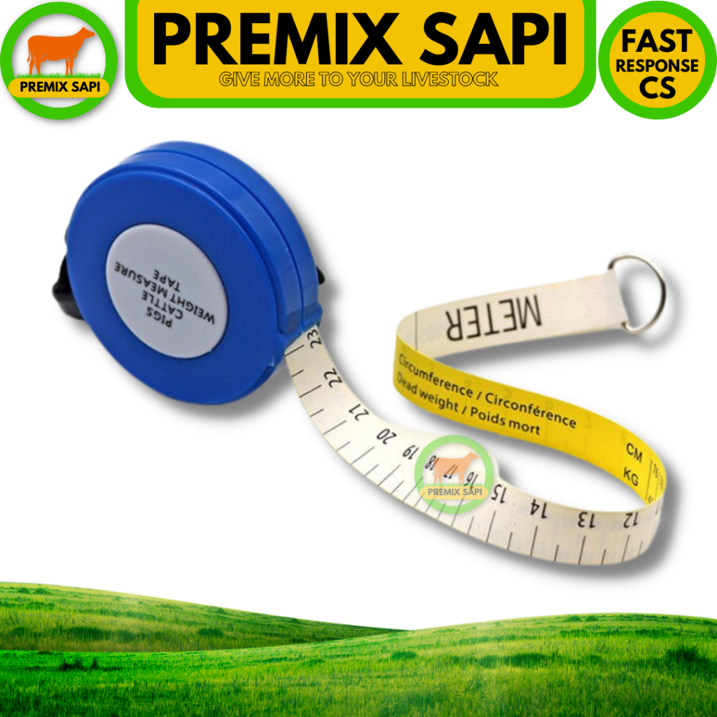 Jual METERAN SAPI - PITA UKUR - ALAT UKUR LINGKAR DADA SAPI - ALAT ...