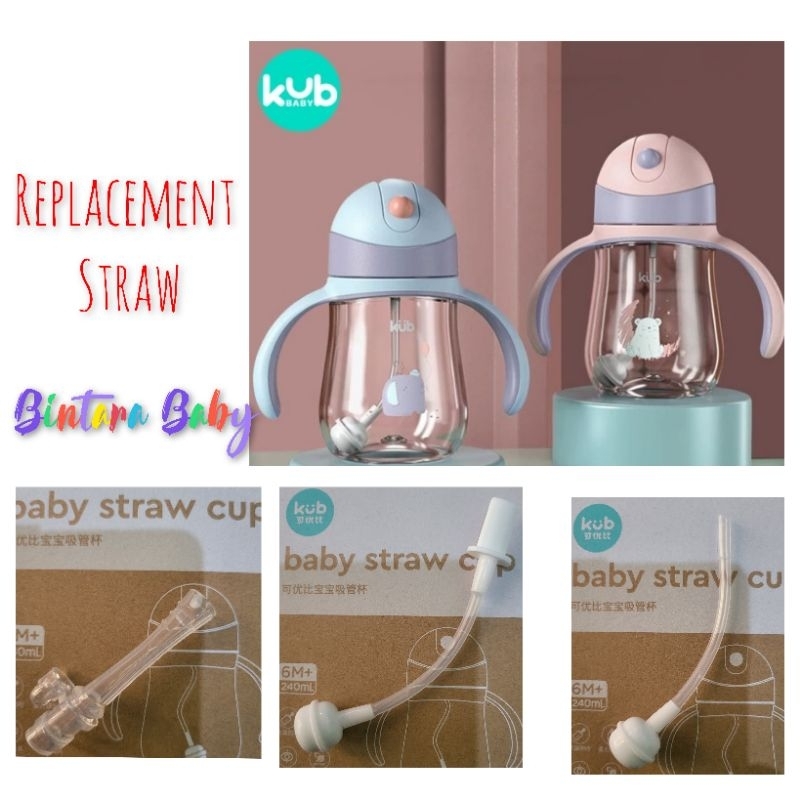 Jual Sedotan Pengganti Botol Minum KUB / replacement straw for KUB Baby ...