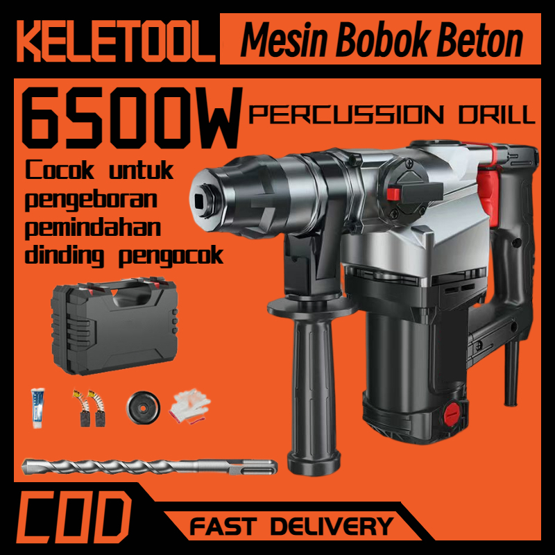 Jual Keletool 6500w mesin bor bobok beton 3fungsi hammer drill listrik ...