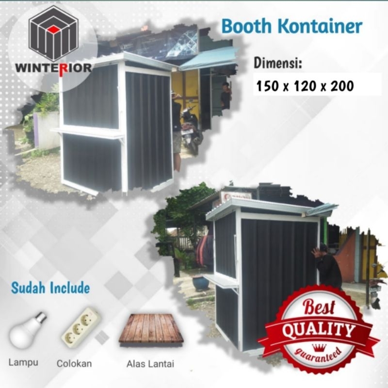 Jual Booth Kontainer / Booth Stand / Gerobak Container / Kios Container ...