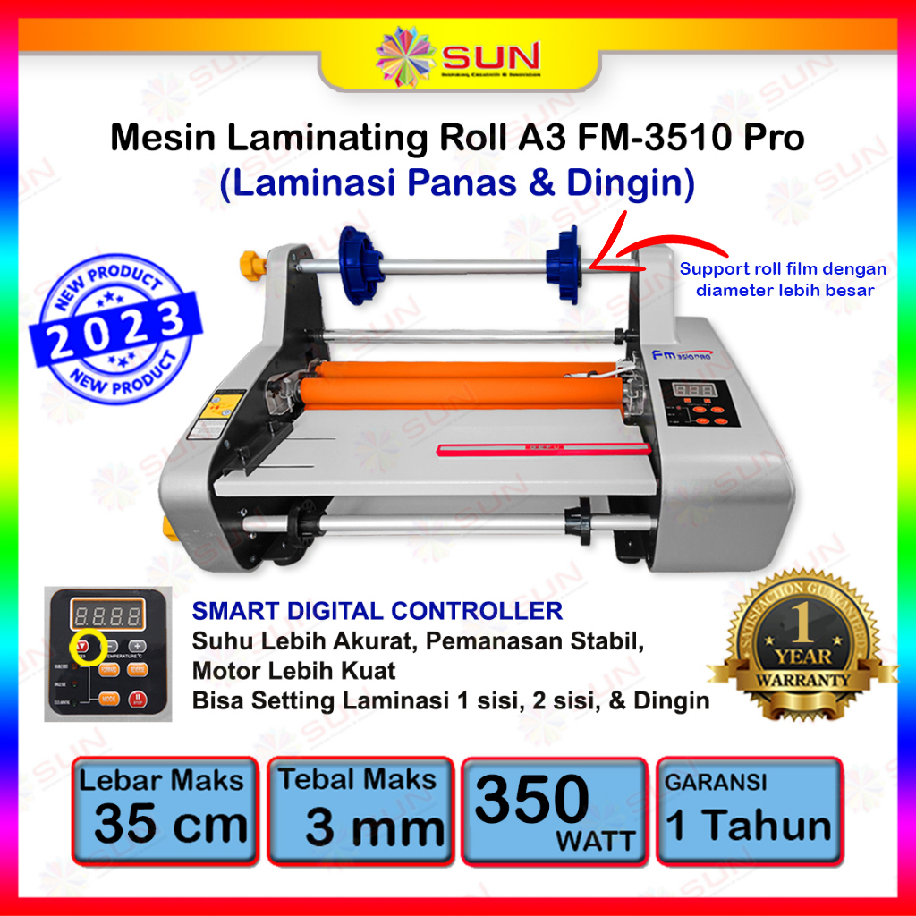 Jual Mesin Laminasi Laminating Roll A3 Fm3510 Fm 3520 Fm Ogk3580