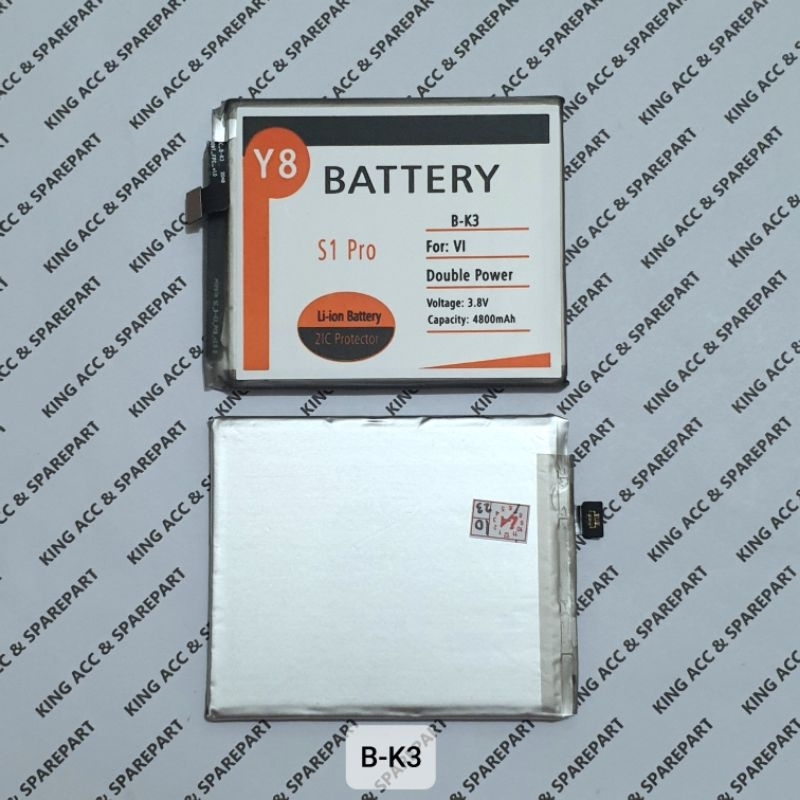 Jual BATERAI BATRE BATERE BATTERY VIVO S1 PRO B-K3 BK3 Y8 DOUBLE POWER ...
