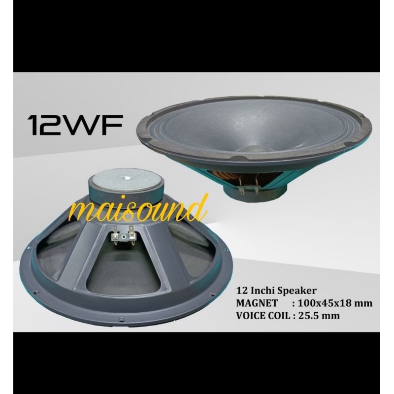 Jual SPEAKER 12 INCH 12M WF SPEAKER 12WF KOMPONEN SPEAKER 12 WF WOOFER ...
