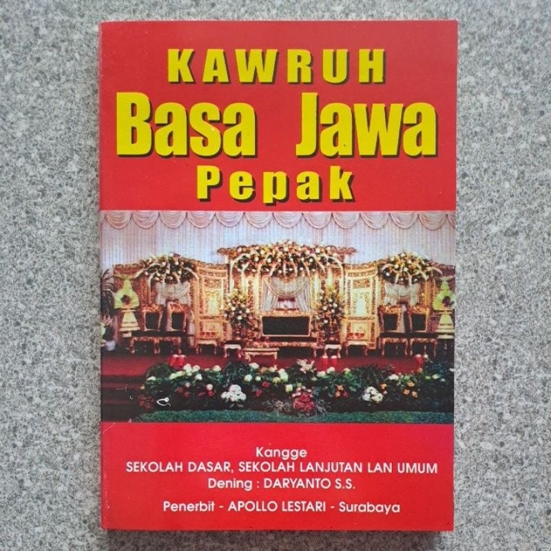 Jual KAWRUH BASA JAWA PEPAK ORIGINAL APOLLO | Shopee Indonesia