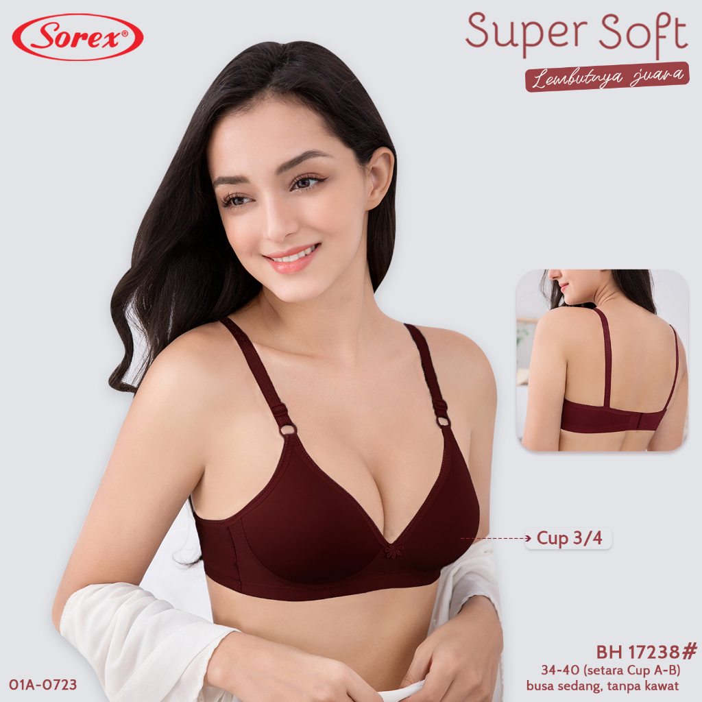 Jual Bra BH Tanpa kawat 17238 Sorex | Shopee Indonesia