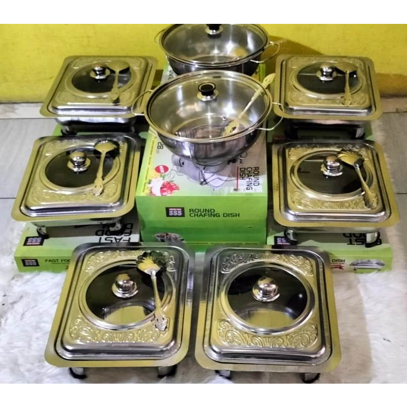 Jual ARZ Promo Wadah Saji Prasmanan tempat makan catering set 6 kotak ...
