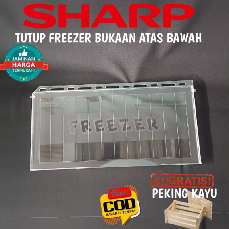 Jual TUTUP FREEZER KULKAS SHARP 1 PINTU BUKAAN ATAS KE BAWAH UKURAN 39 ...