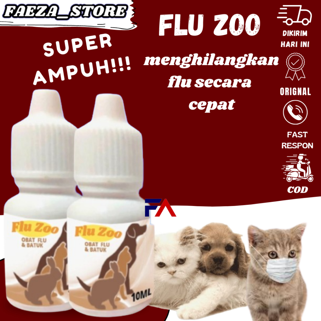 Jual Obat Kucing Sakit Flu Batuk Pilek Antiflu Antivirus Kucing Kitten ...