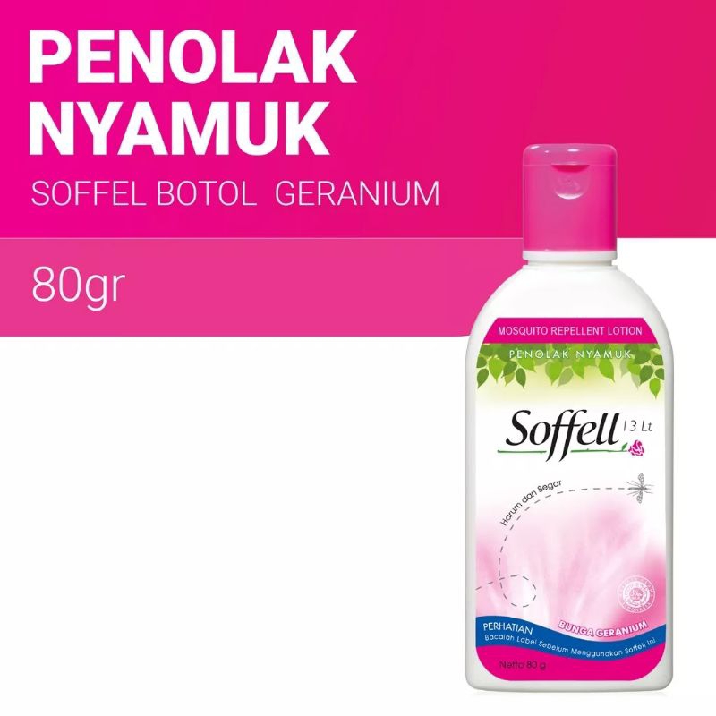 Jual SOFFELL Botol Bunga Geranium 60gr | Shopee Indonesia