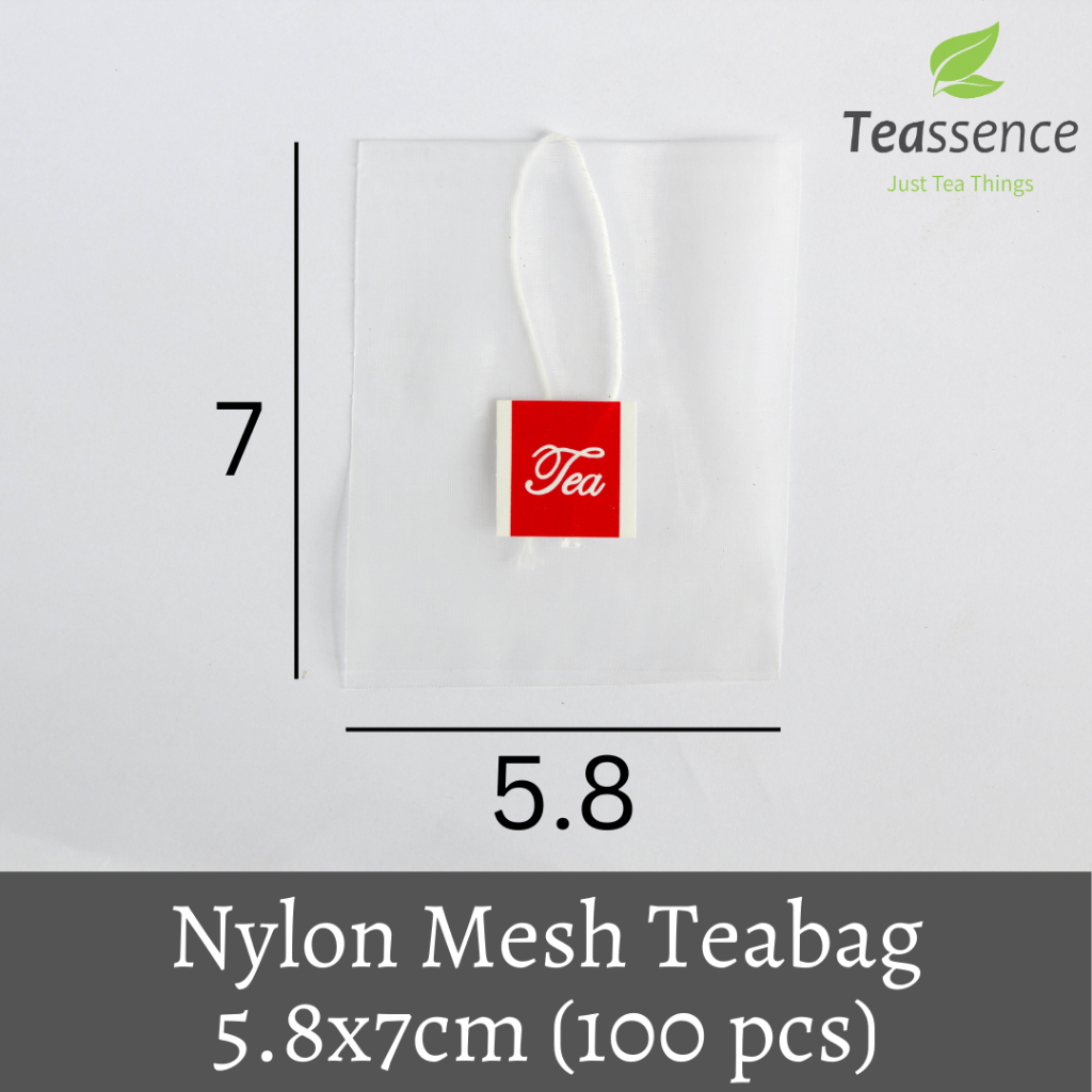 Jual 100pcs Kantong Teh Nylon / Teabag Nylon Mesh ukuran 5.8x7cm ...